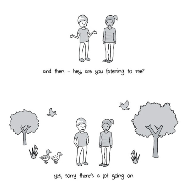 Introverted Minds Explained In 6 Illustrations | DeMilked