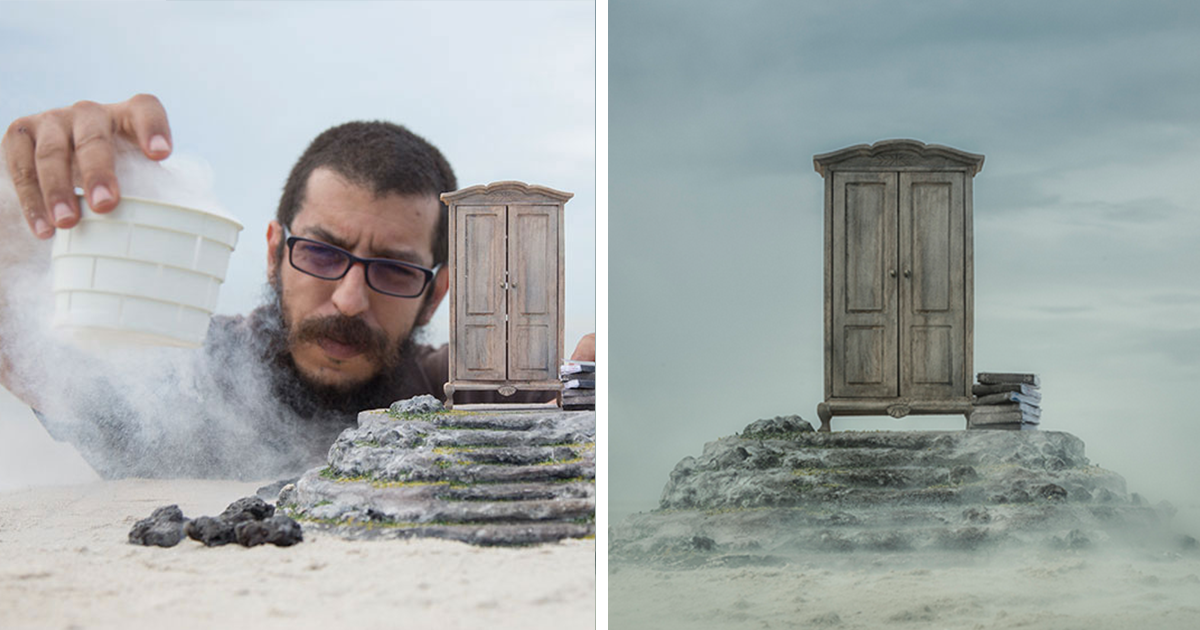 Behind The Scenes Of Surreal Miniature Photography | DeMilked