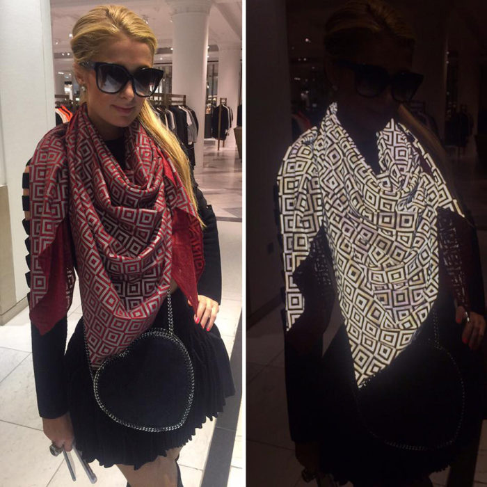 This Anti-Paparazzi Scarf Ruins Photos Made With Flash | DeMilked