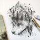 Trees Grow Into Majestic Animals In Pen & Ink Illustrations By Alfred ...