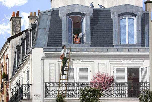 French Artist Turns Boring Building Facades Into Drawings Full Of Life ...