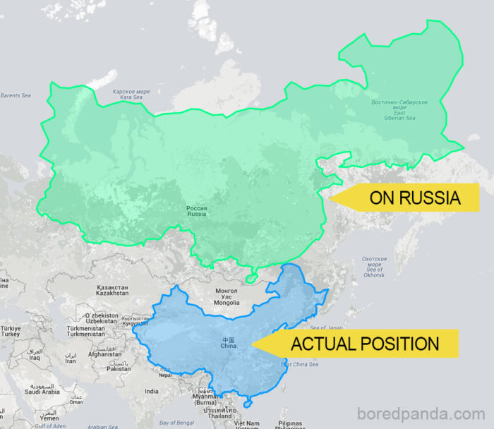 15 Maps Reveal How The World Actually Looks | DeMilked