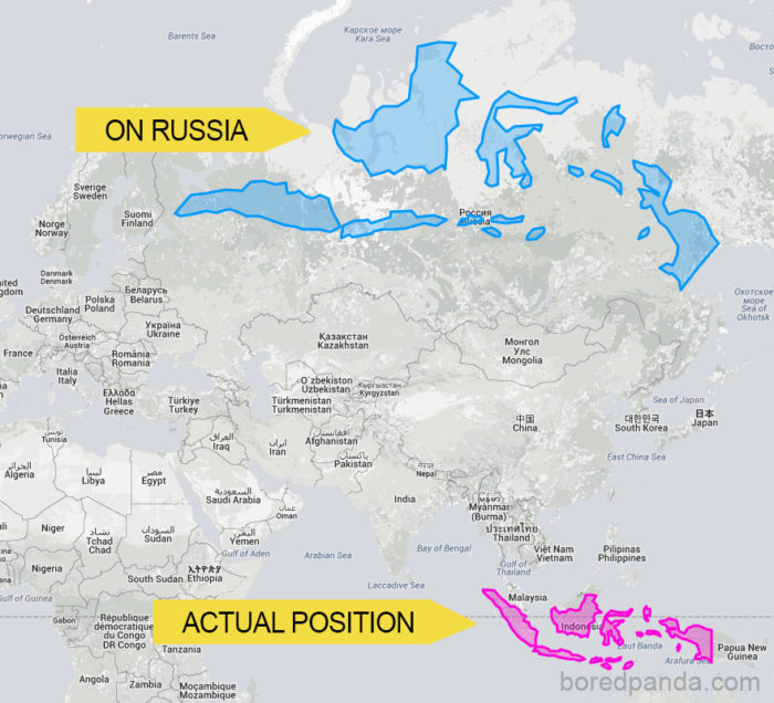 15 Maps Reveal How The World Actually Looks | DeMilked