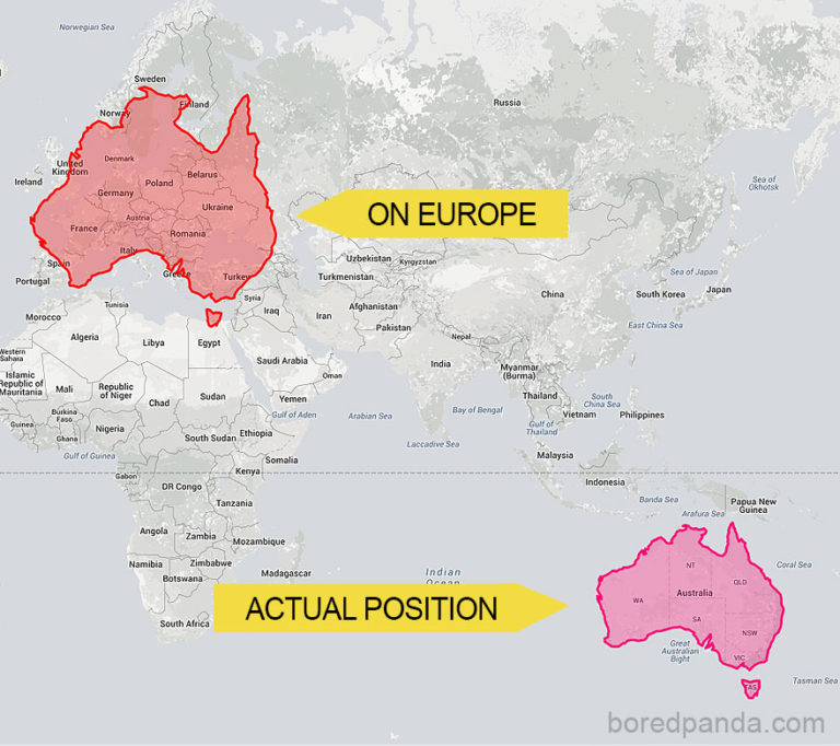 15 Maps Reveal How The World Actually Looks | DeMilked
