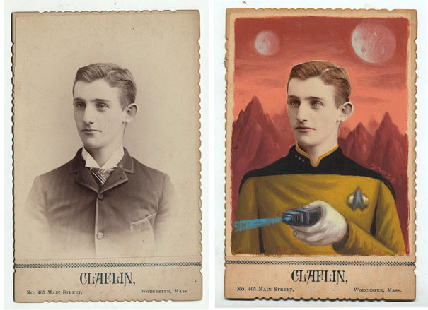 Artist Transforms Old Portraits Into Vintage Superheroes | DeMilked