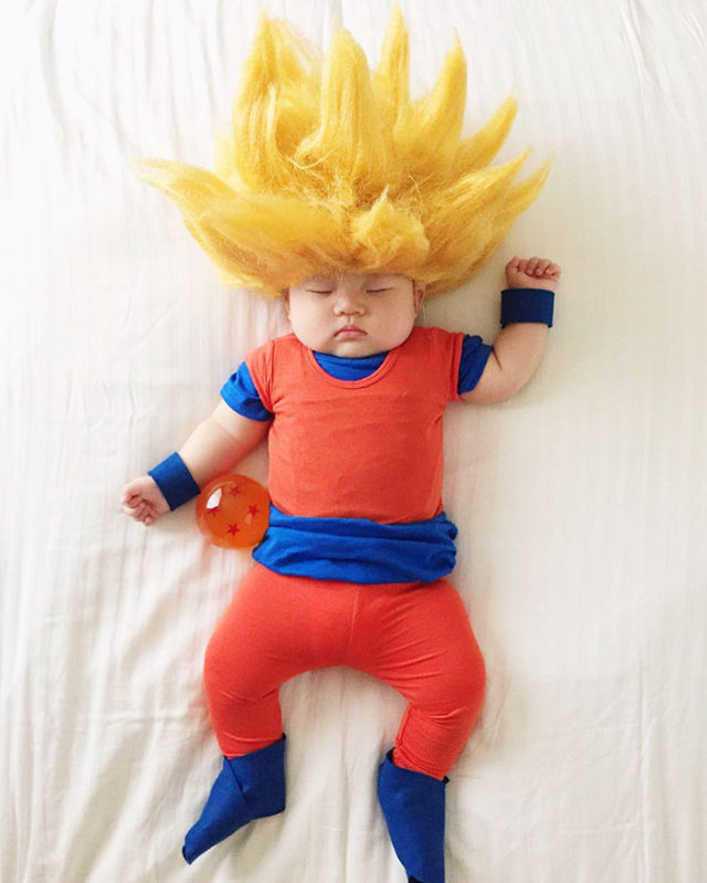 Sleeping Baby Becomes The Master Of Cosplay During Her Bedtime | DeMilked