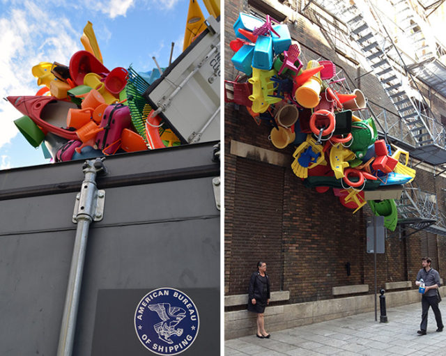 Artist Creates Exploding Trash Sculptures To Remind Us How Much Stuff ...