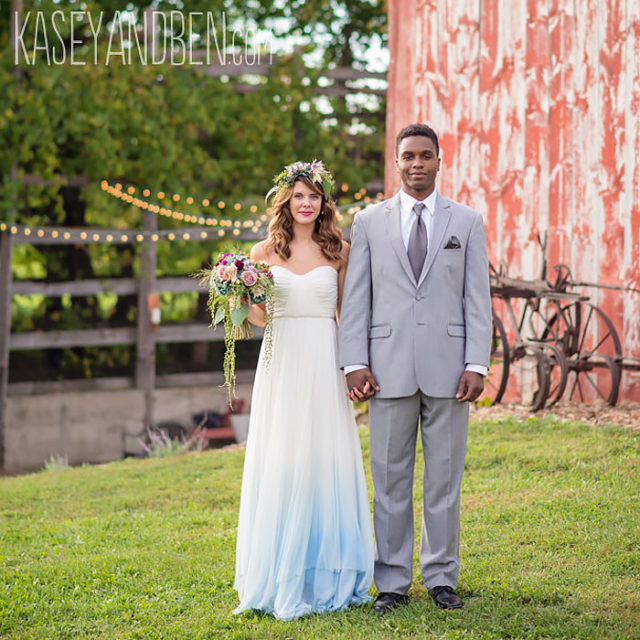 Dyed Wedding Dresses Bring Color To That Special Day | DeMilked