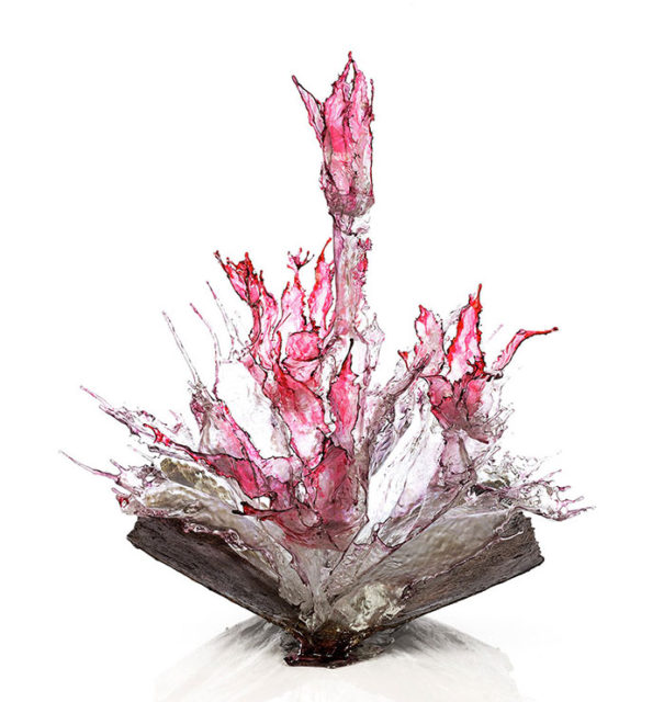 Exploding Books, Incredible Resin Sculptures Stopped In Time | DeMilked