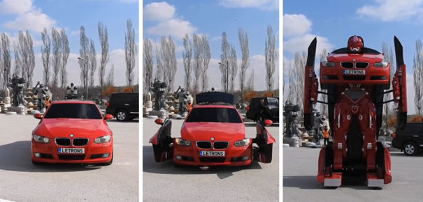 Driveable BMW Transformer Made In Turkey (Video) | DeMilked