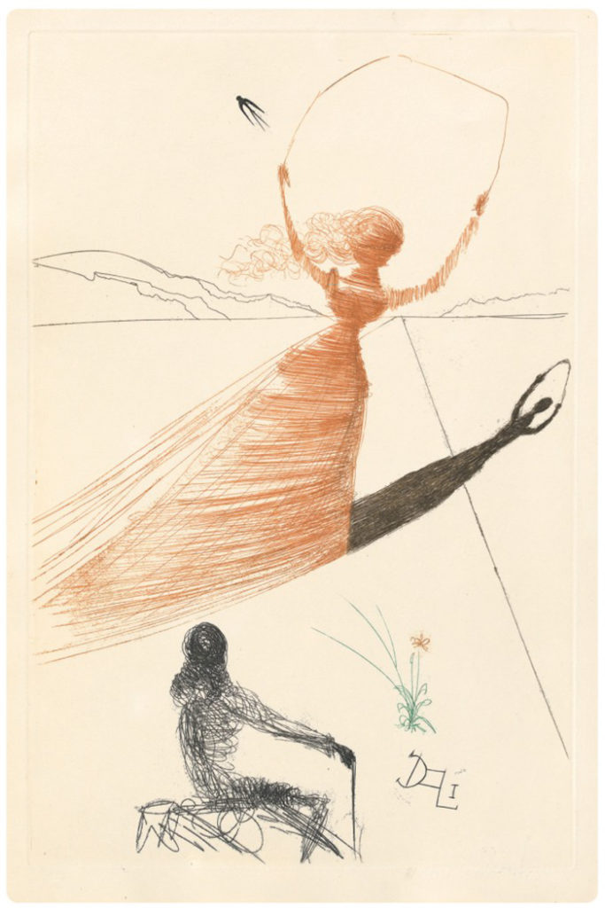 Unseen Salvador Dali's Paintings Of Alice In Wonderland | DeMilked