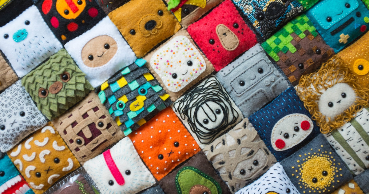 Artist Felted 100 Cutest Felt Faces In 100 Days | DeMilked