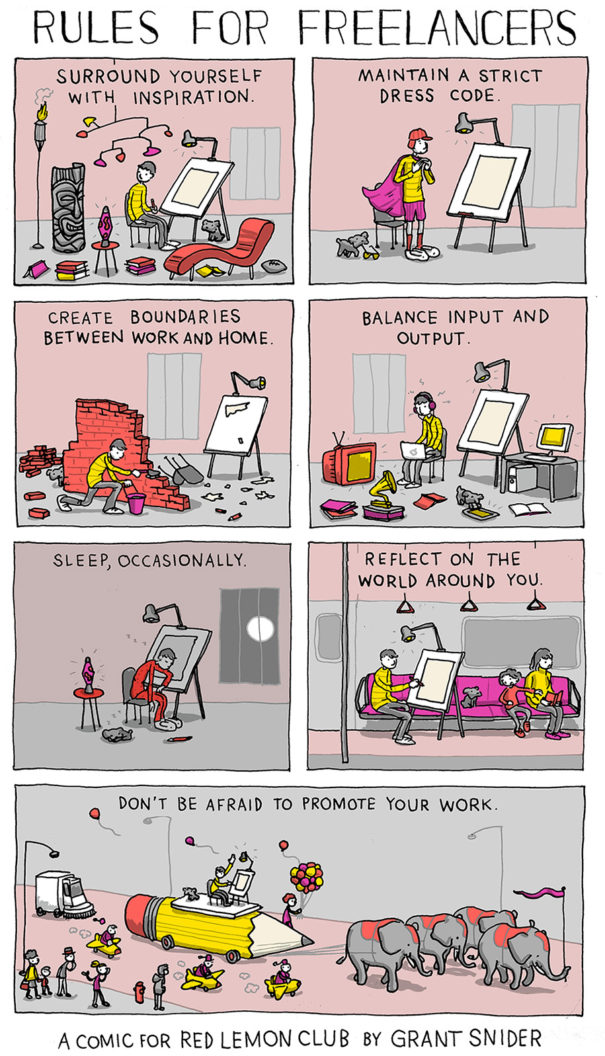 7 Funny Rules Reveal The Daily Struggles Of Freelancers | DeMilked