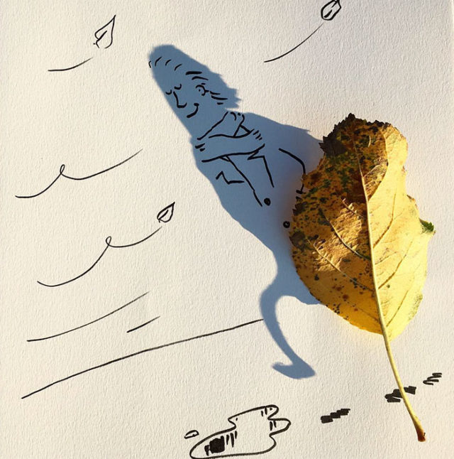 15 Random Shadows Turned Into Awesome Doodles By Vincent Bal | DeMilked