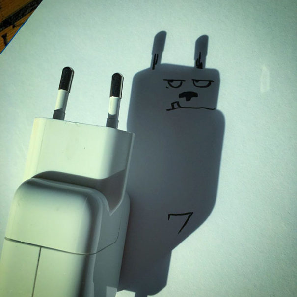 15 Random Shadows Turned Into Awesome Doodles By Vincent Bal | DeMilked