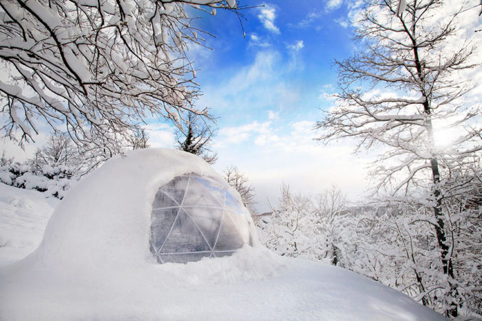 Weatherproof Igloo Is A Year-Round Retreat In Your Backyard | DeMilked
