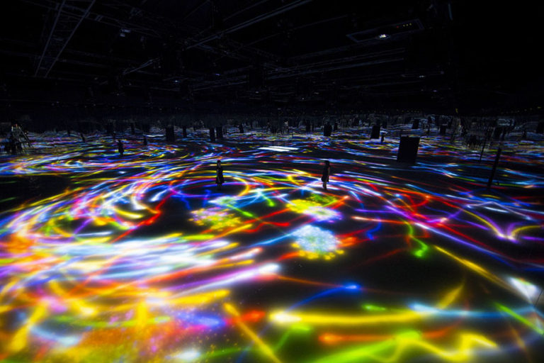 Pond Filled With Interactive Fish Changes When You Walk Through It ...