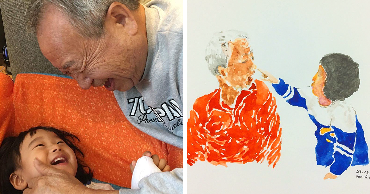 Grandad Uses Instagram To Share His Life's Story With The Grandson He ...