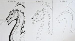 Speed Drawing Challenge For Pro Illustrators To Sketch In 10 Mins, 1 ...