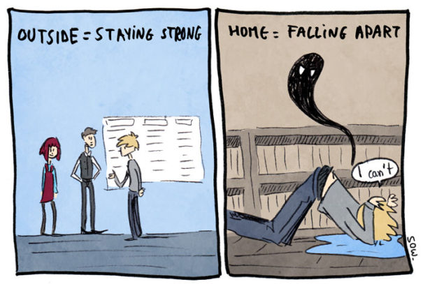 Artist Shows What Depression And Anxiety Feels Like Through 10 Comics ...
