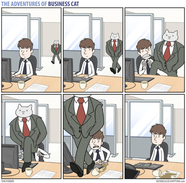 If A Cat Was Your Boss (50 Comics) | DeMilked