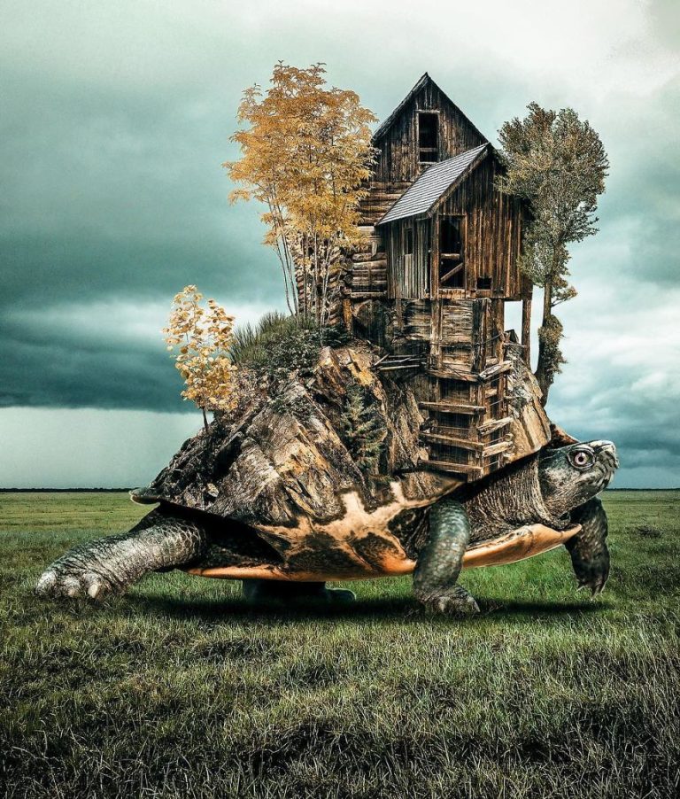 Artist Connects Random Things To Create Fairytale-Like Places | DeMilked