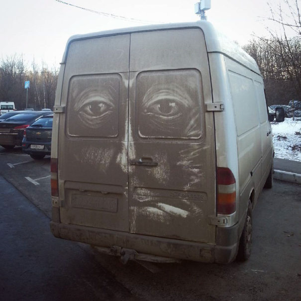 Dirty Car Owners Find Their Cars "Vandalized" With Amazing Drawings ...