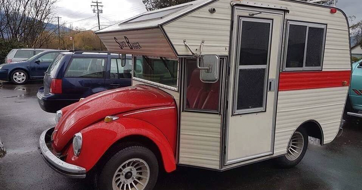 This 1975 VW Beetle Was Transformed Into Adorable Camper | DeMilked