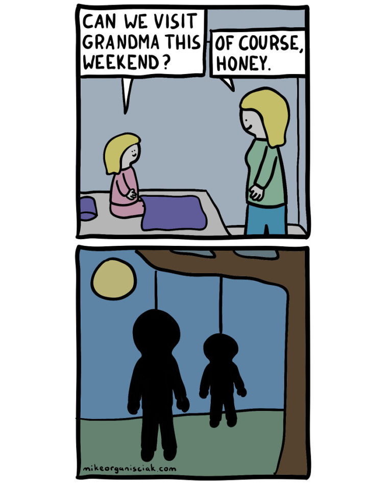 10+ Dark Humor Comics With The Funniest Unexpected Twists At The End ...