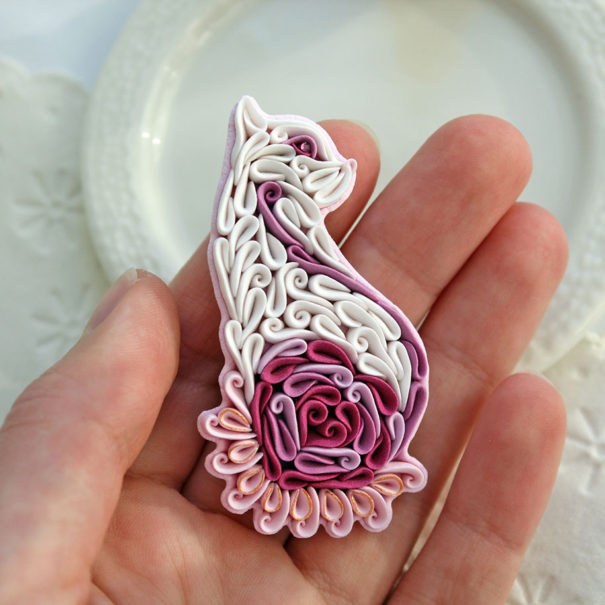 Russian Artist Handcrafts This Polymer Clay Jewelry In Unusual ...