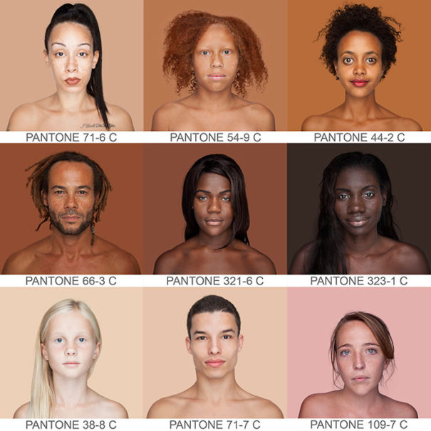 Photographer Travels The World To Capture Every Skin Tone In Pantone ...