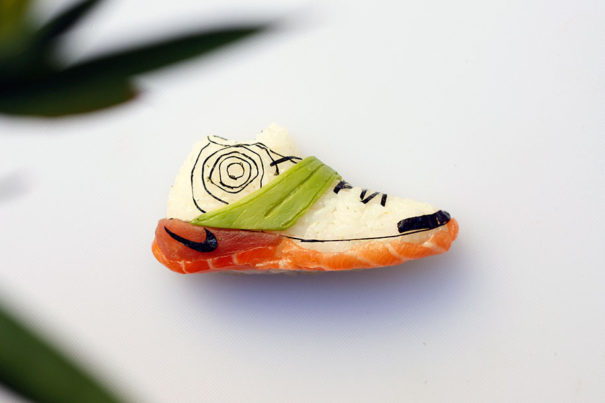 This Guy Makes 'Shoe-Shi', Stylish Edible Sneakers Made Of Sushi | DeMilked