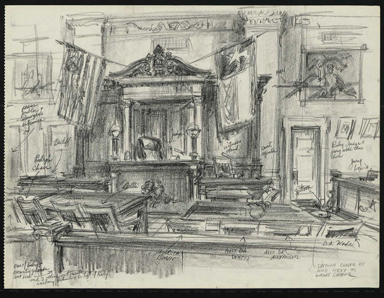 10+ Rare Courtroom Sketches From Most Infamous Trials Where No Cameras ...