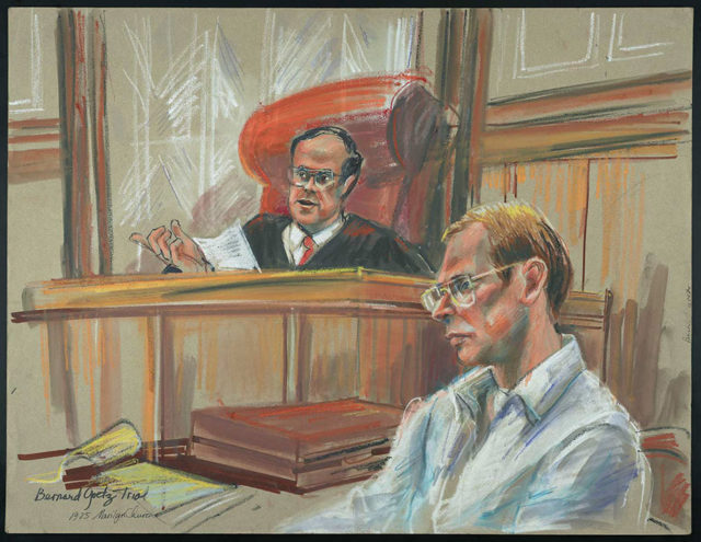 10+ Rare Courtroom Sketches From Most Infamous Trials Where No Cameras ...