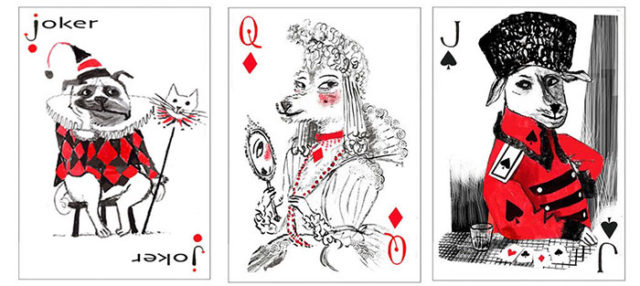 These Dog Playing Cards Have The Most Brilliant Illustrations | DeMilked