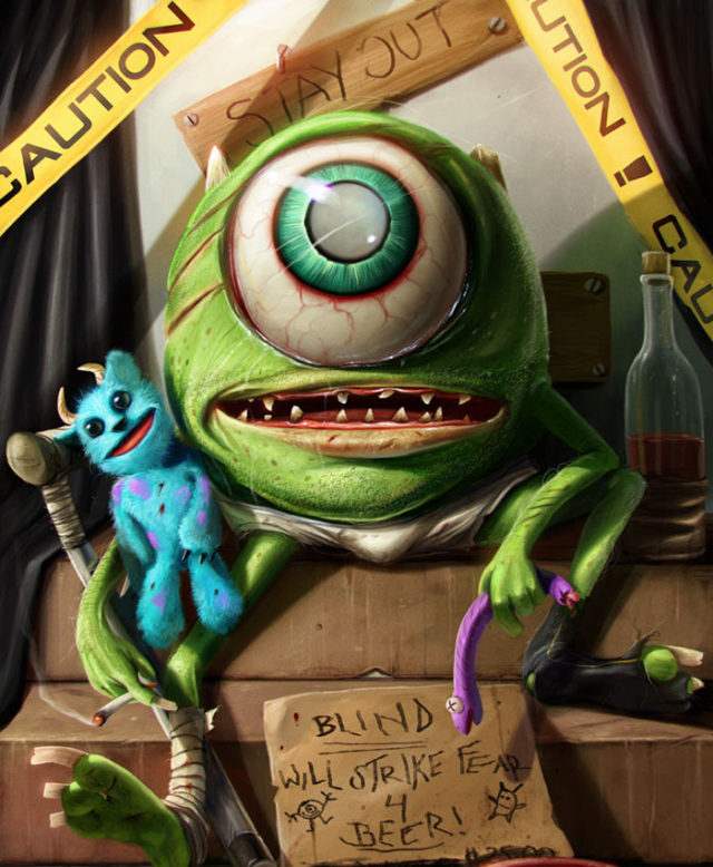 50 Realistic Cartoon Characters You Would Run Away From If You Met In Real Life Demilked