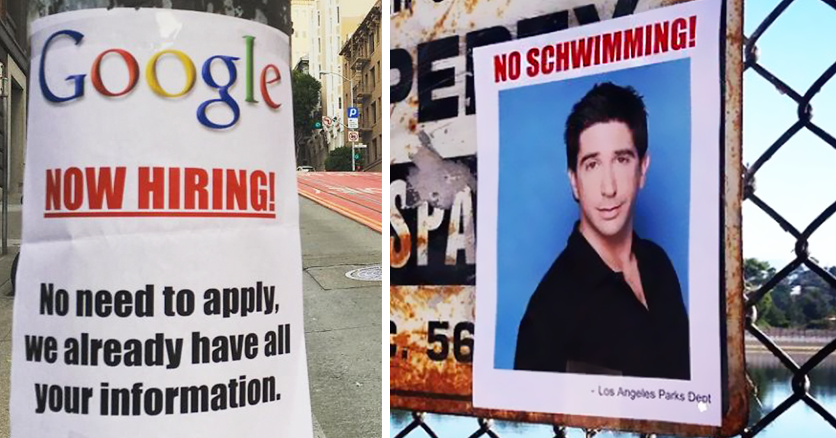 Comedian Covers City With Fake Posters, And It's Hilarious (10+ Pics ...