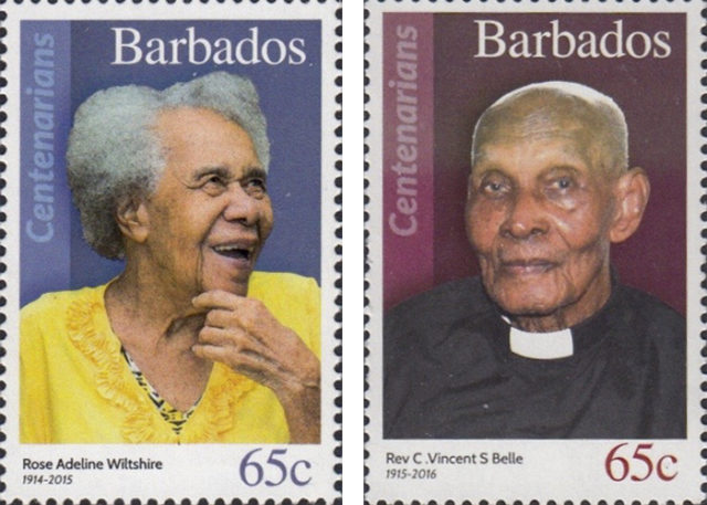 Portraits Of 100-Year-Old Citizens Of Barbados Were Printed On Postal ...