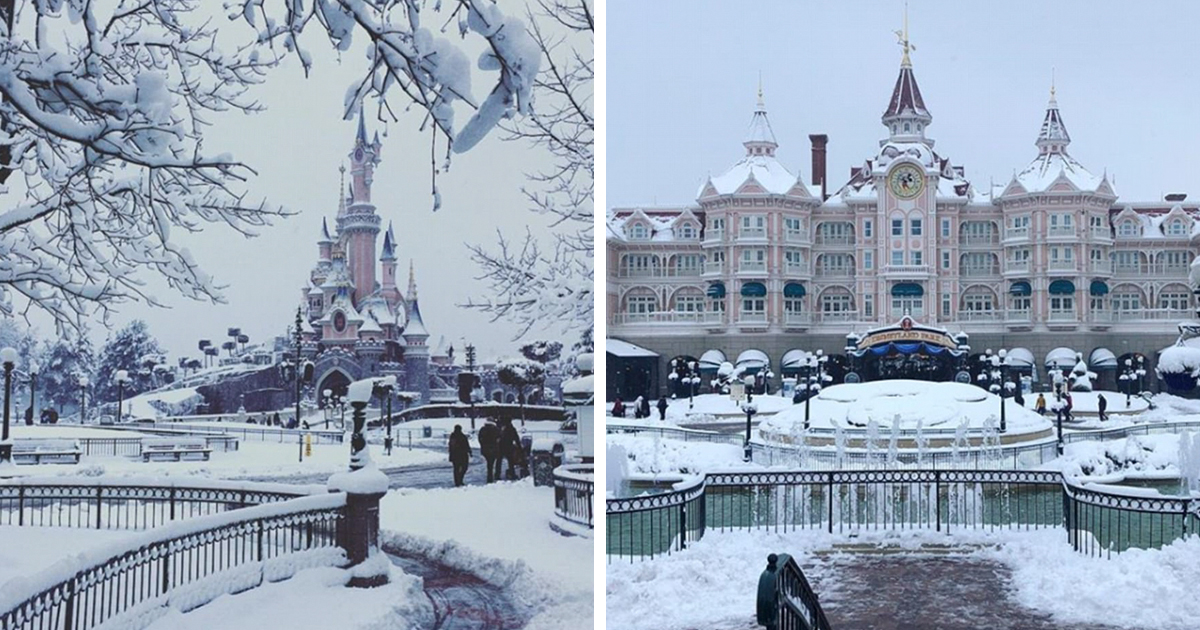Paris Transforms Into A Beautiful Winter Wonderland After Heavy ...