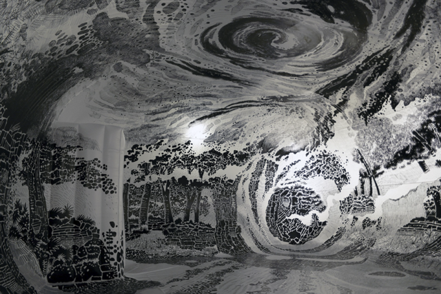 Artist Uses 120 Sharpies To Create A Gigantic 360-Degree Drawing That ...