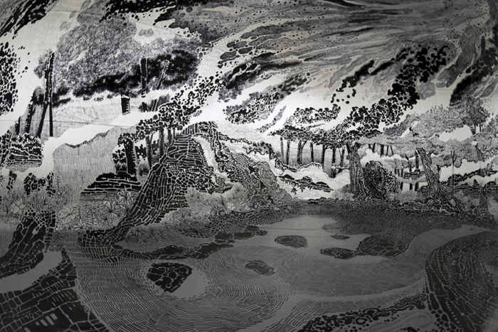 Artist Uses 120 Sharpies To Create A Gigantic 360-Degree Drawing That ...