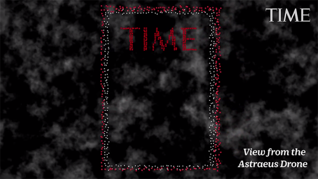 Time Magazine Flies 958 Drones In The Air To Create One Of A Kind Cover ...