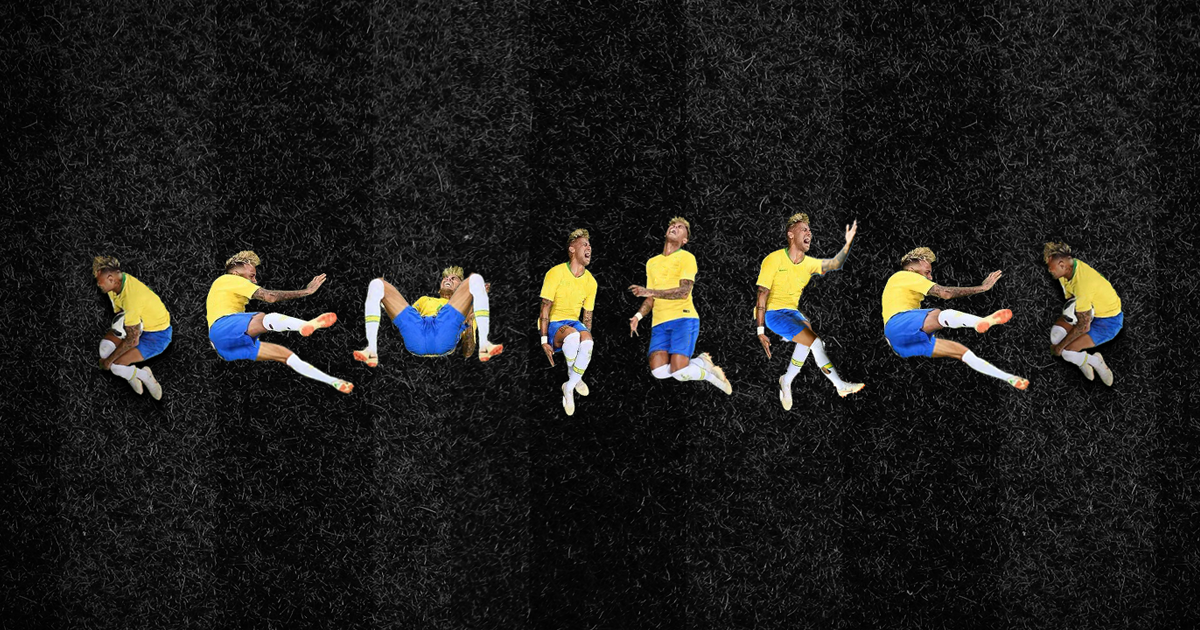 Neymar's Dramatic World Cup Fall Has Been Turned Into A Free Font, And ...