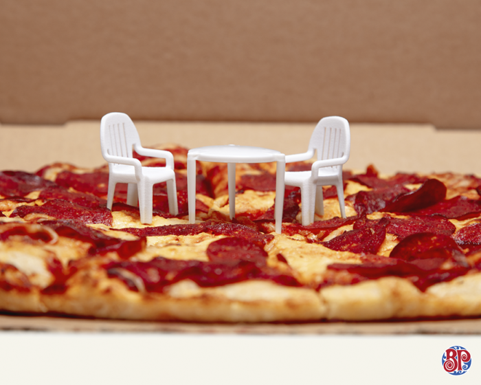 This Canadian Pizza Chain Turned Pizza Savers Into Tiny Patio Furniture ...