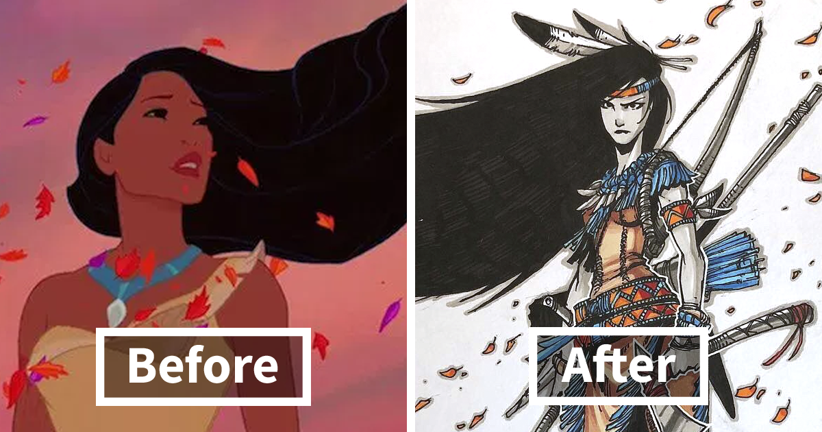 11 Disney Warrior Princesses Turned Badass By Russian Artist Artemii ...