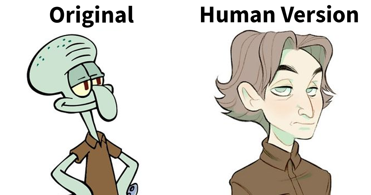 Russian Artist Recreates Spongebob Squarepants Characters As Humans And ...