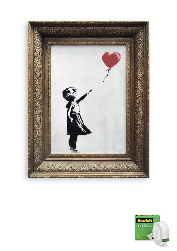 7 Creative Ads By Brands That Were Fast To Use Banksy's Shredded ...
