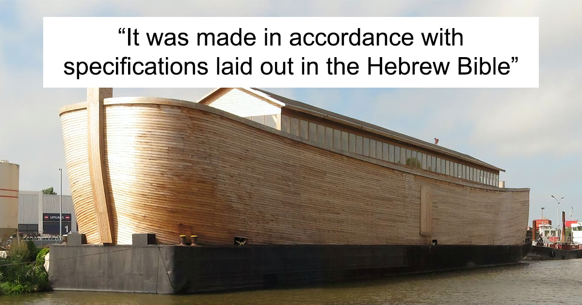 Dutch Man Built A $1.6 Million Ark With An Authentic Biblical Interior ...