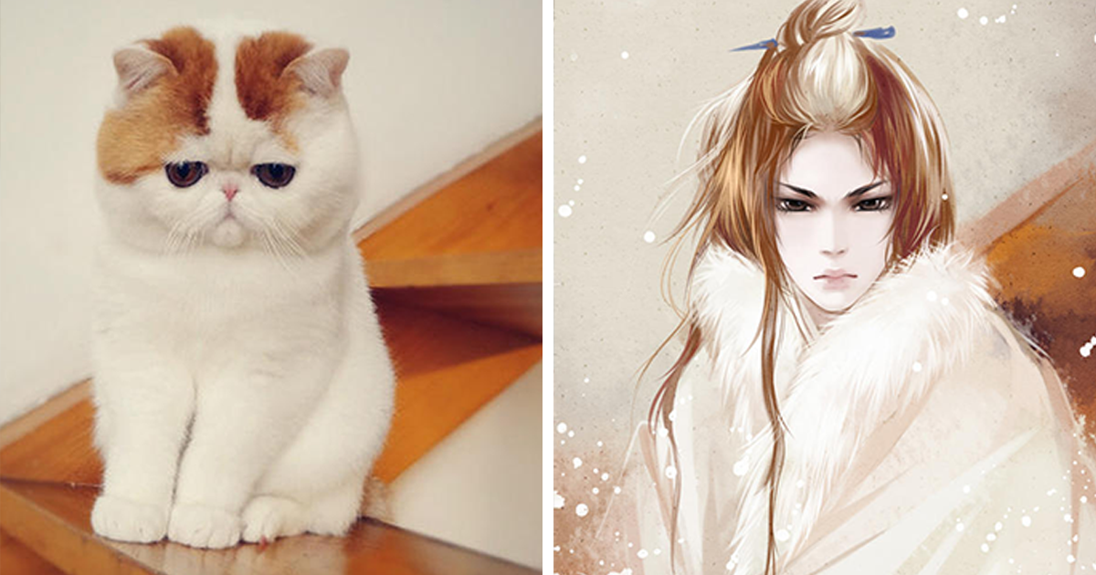 Chinese Artist Reimagines Cats And Dogs As Humans, And The Result Is On ...