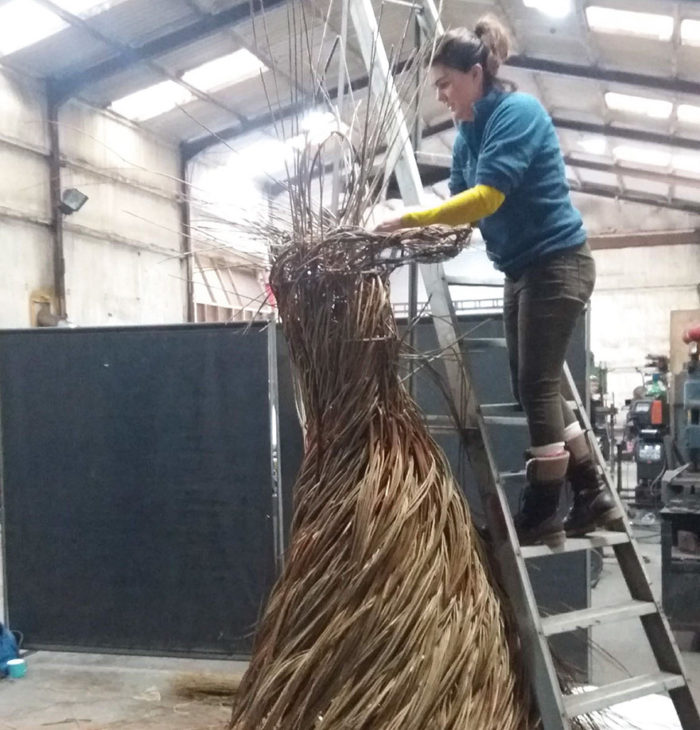 This Artist Releases Beautiful Woven Sculptures Into The Forests Of ...